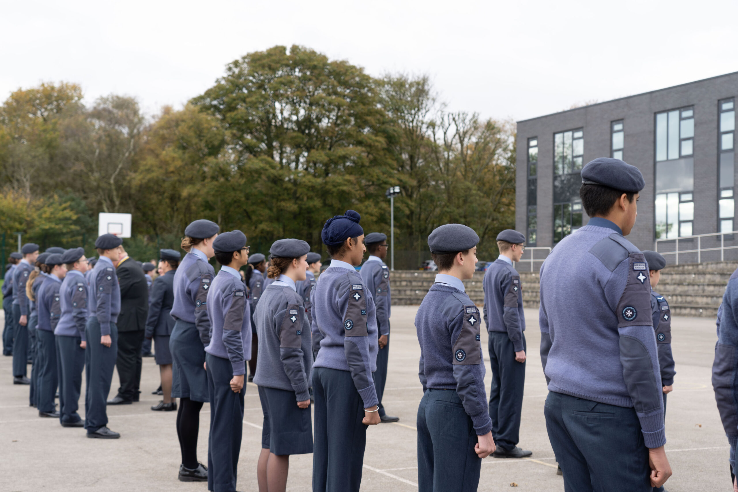 Matrix Cadets Pay Their Respects - Bloxwich Academy