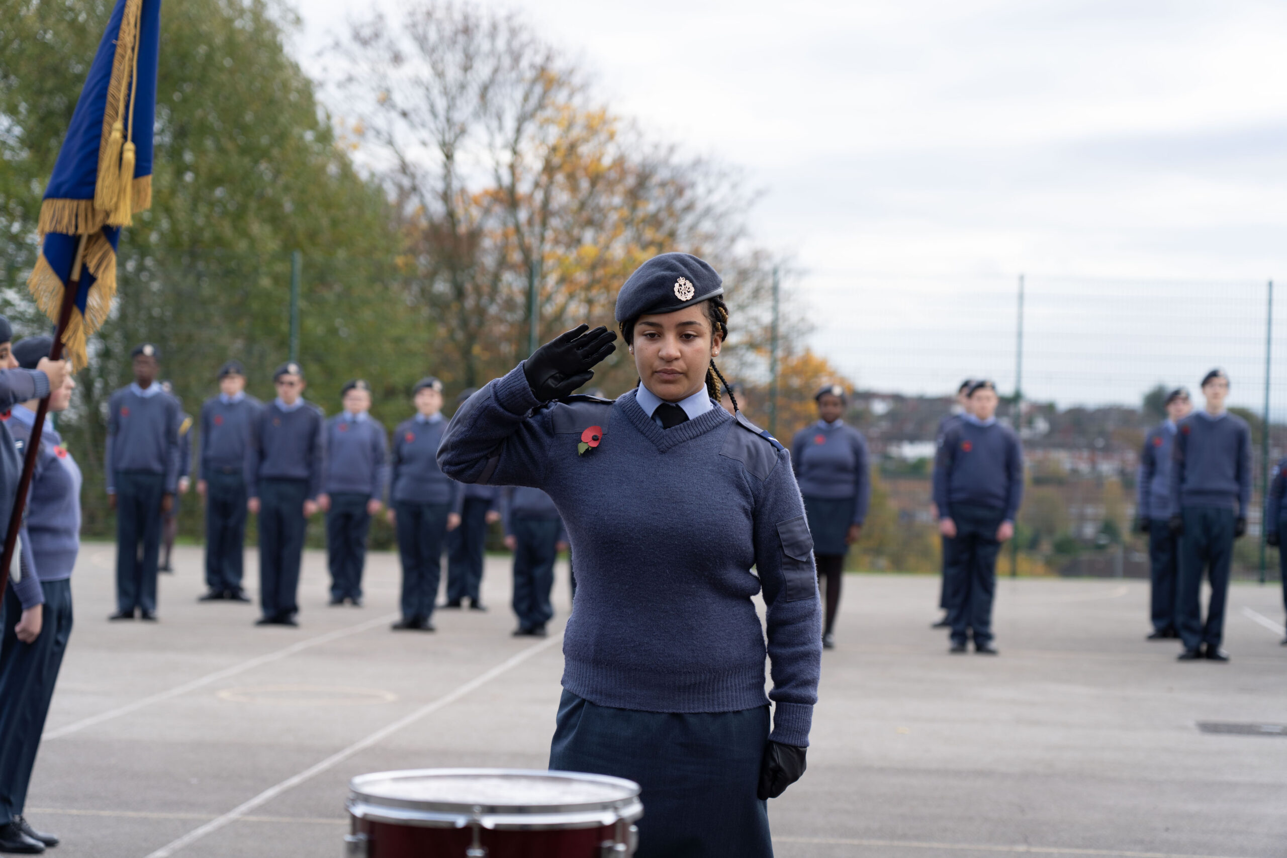 Matrix Cadets Pay Their Respects - Bloxwich Academy